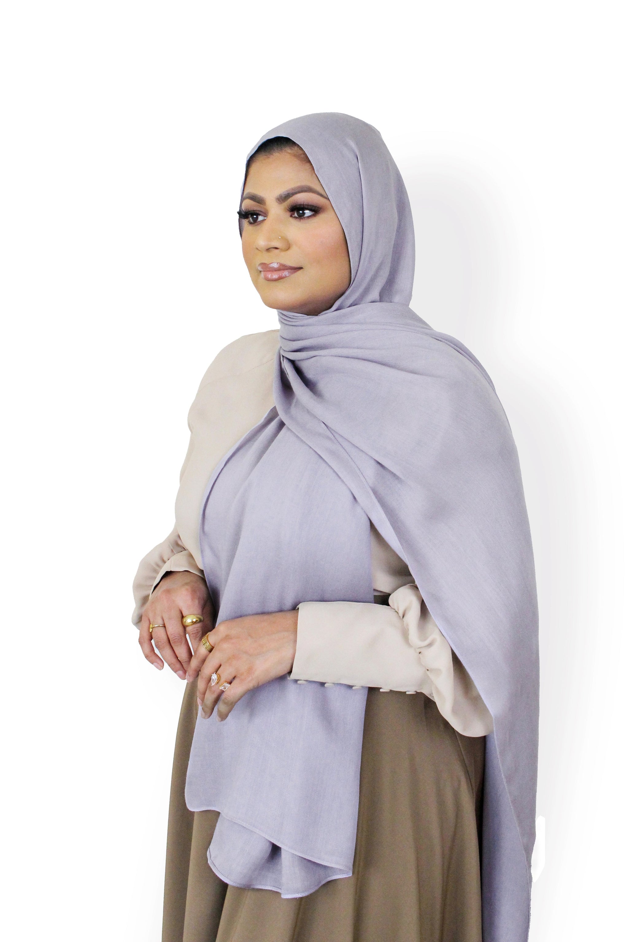 Smoke - Modal Plain Hijab | | Soft, Airy, High-Quality Hijabs – Headed ...