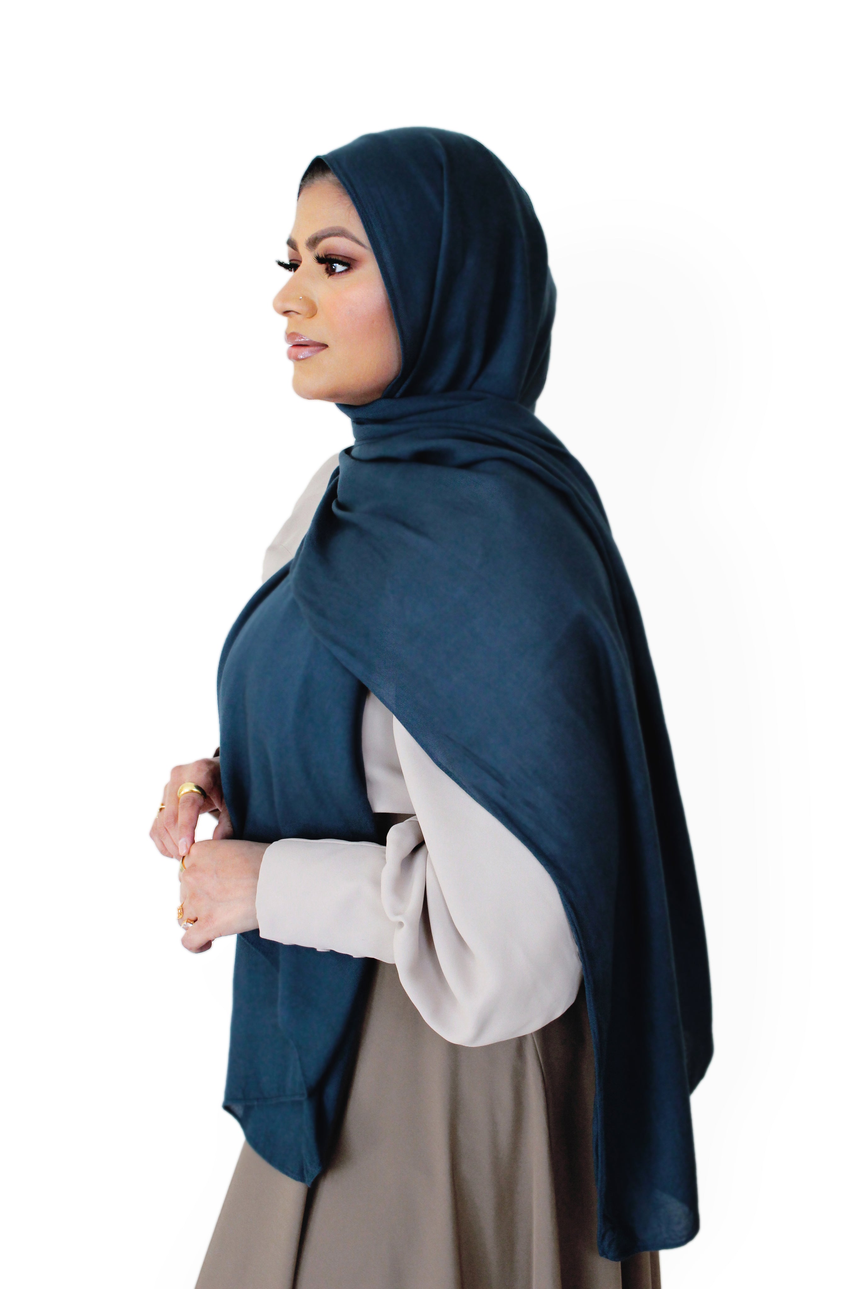 Tidal Modal Plain Hijab Soft Airy High Quality Hijabs Headed